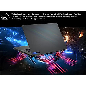 Asus 2023 ROG Zephyrus 15.6/ inch WQHD 165Hz Gaming Laptop, AMD Ryzen 9 6900HS, 40GB DDR5 RAM, 4TB PCIe SSD, RGB Backlit Keyboard, GeForce RTX 3060, Win 11, Gray, 32GB SnowBell USB Card