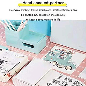 XWWDP Mini Photo Printer, Wireless Thermal Printer, Mobile Printer, Pocket Printer, Received Printer with USB Cable