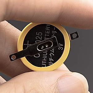 taessv 12 Pack CR2025 Battery, CR2025 3V Lithium Battery for Pokemon, Pokemon Crystal, Gameboy, Gameboy Color Game Battery Replacement