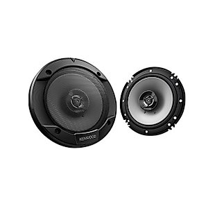 Kenwood KFC-1666S 300 Watts 6.5" 2-Way Car Coaxial Speakers with Sound Field Enhancer - Pair