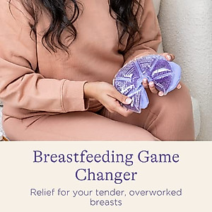 Lansinoh Breast Therapy Packs with Soft Covers, Hot and Cold Breast Pads, Breastfeeding Essentials for Moms, 2 Pack