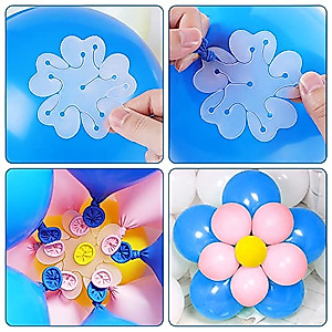 Balloon Decorating Strip Kit for Arch Garland with 32Ft Balloon Tape Strip, 2 Tying Tool, 200 Dot Glue, 20 Balloon Flower Clip, 2 Roll Ribbon (Balloon Strip Kit)