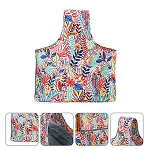 Ciieeo Crochet Bag Container and Travel Pouch Crocheting Woolen Organizer Oranger Portable Line Red Wrist Tote Supplies Needles Pattern Accessories Leaves Storage Tools Yarn Home