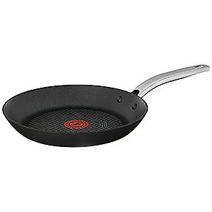 T-fal C51705 ProGrade Titanium Nonstick Thermo-Spot Dishwasher Safe PFOA Free with Induction Base Fry Pan Cookware, 10-Inch, Black -