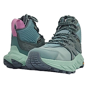 HOKA ONE ONE Anacapa Mid GTX Womens Shoes Size 8, Color: Trellis/Mist Green