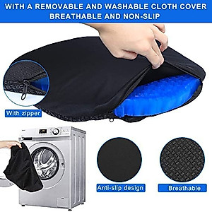 BulbHead Egg Sitter Seat Cushion with Non-Slip Cover, Breathable Honeycomb Design Absorbs Pressure Points