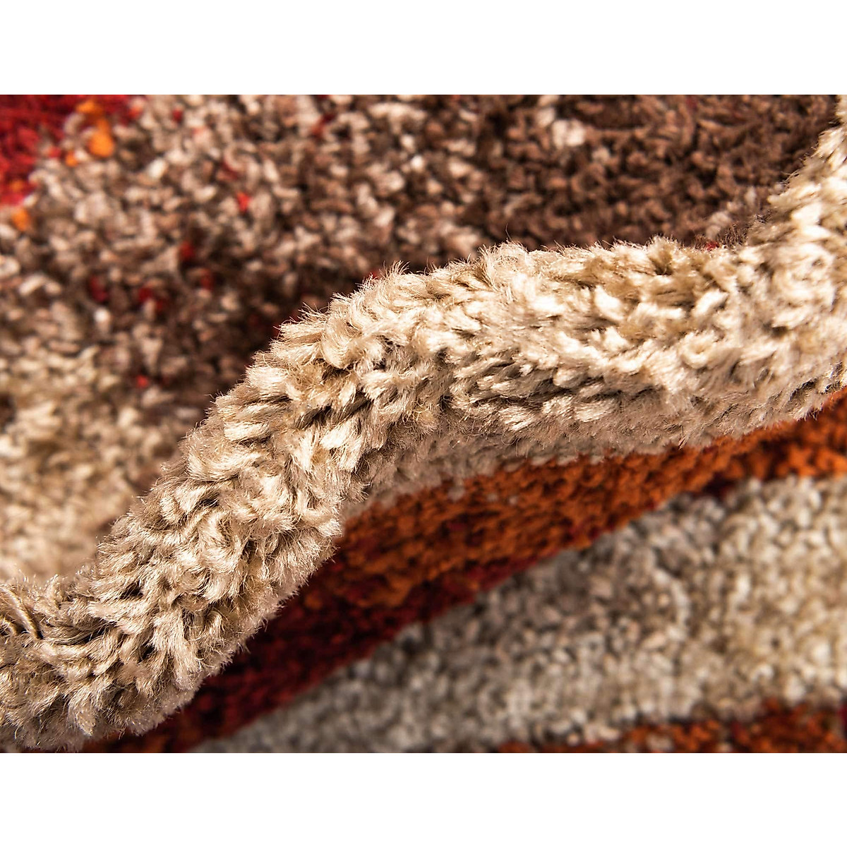 Unique Loom Autumn Collection Area Rug - Wheat (2' x 6' 1" Runner, Multi/ Beige)