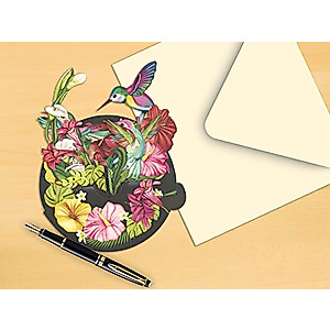 Santoro Pirouettes PS047 Hummingbirds 3D Pop up Card