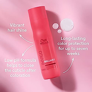 Wella Professionals Invigo Brilliance Shampoo & Conditioner Set For Coarse Hair, For Color Protection & Color Vibrancy