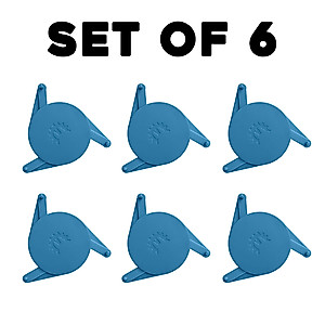 ELYPRO Coffee Mug Organizers and Storage, Kitchen Cabinet Shelf Organizer - Cupboard and Pantry Organization, Expandable Stackable Gadget for Tea Cup and Coffee Mugs, Save Space, Organize (Blue)