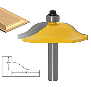 APLUS 3Pcs Ogee Rail & Ogee Raised Panel Router Bit Set [ 1/2-Inch Shank ], Wood Milling Cutter Woodworking Tool