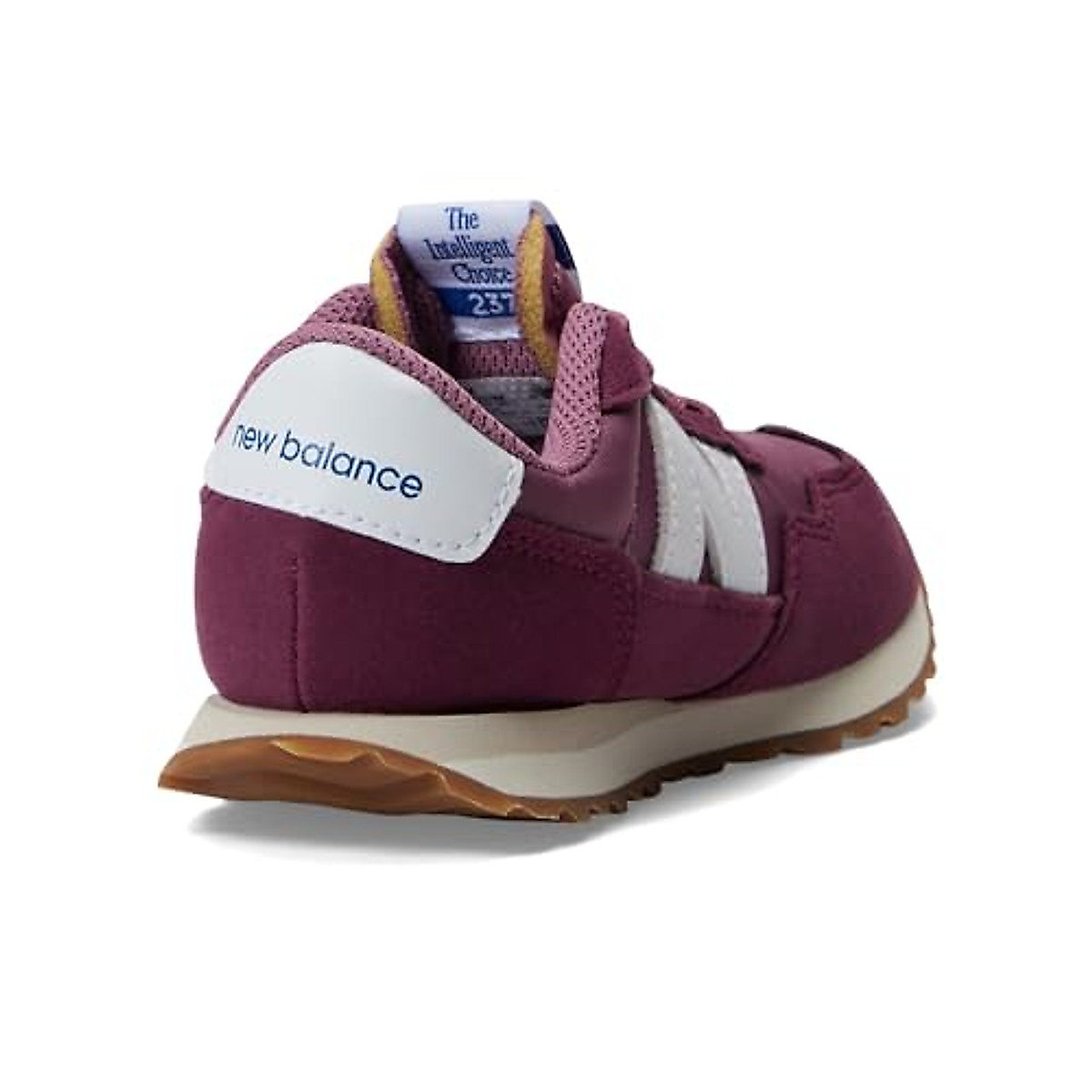 New Balance Kids 237 Bungee Sneaker, DARK EMBER/RAISIN, 6 M Toddler (1-4 Years)