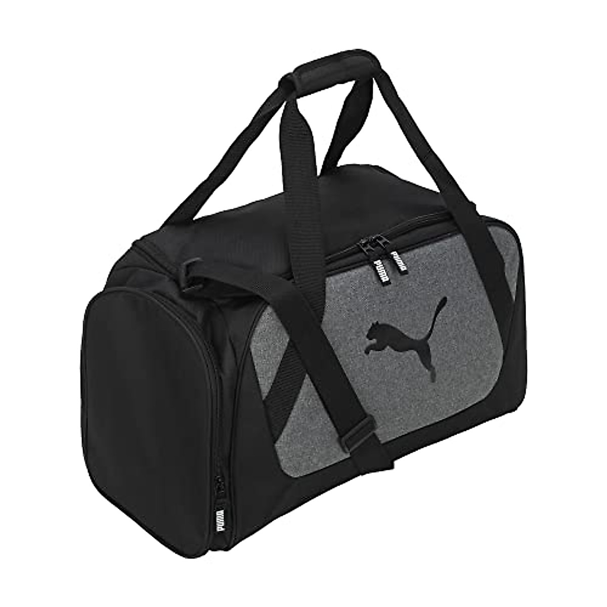 PUMA Evercat Form Factor Duffel Bag, Medium Heather/Black, One-Size