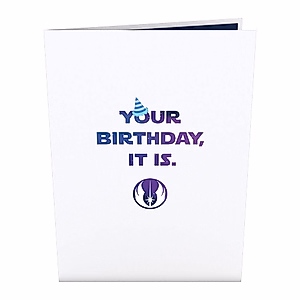 Lovepop Star Wars™ Yoda™ Birthday Pop Up Card, 5x7-3D Birthday Greeting Card, Pop-Up Birthday Cards for Kids, Celebration Cards, Star Wars™ Birthday Card