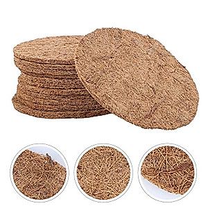 Mipcase Bird Eggs Mat- 12PCS Pigeon Bowl Coir Mat Eggs Mat, Eggs Basin Mat Nesting Pads for Bird Parrot Chicken Poutry