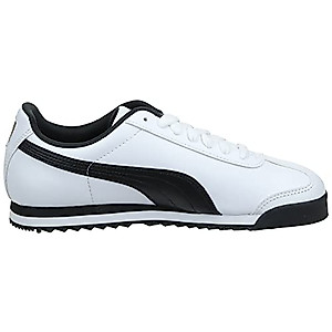 PUMA Men's ROMA BASIC Sneaker, white-black, 13