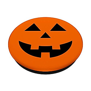 Spooky Jack-O-Lantern Halloween Pumpkin PopSockets PopGrip: Swappable Grip for Phones & Tablets