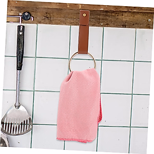 Towel Ring Kitchen Accessories Towel Stand Towel Hanger Towel Storage Ring Durable Towel Stand Home Decor Home Supplies Pu Towel Holder Bathroom Accessories Housewarming