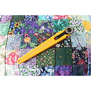 Quilter’s Cut 18mm Rotary Blades, 12 Pack, Fits Olfa, Fiskars, Martelli, & Truecut