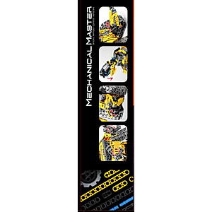 HOGOKIDS Robot Building Toys for Kids - 3 in 1 Remote & APP Controlled Building Set | RC Wall Robot/Engineer Robot/Mech Dinosaur STEM Toys Gift for Boys Girls Age 6 7 8 9 10 11 12+ Year Old (520 Pcs)