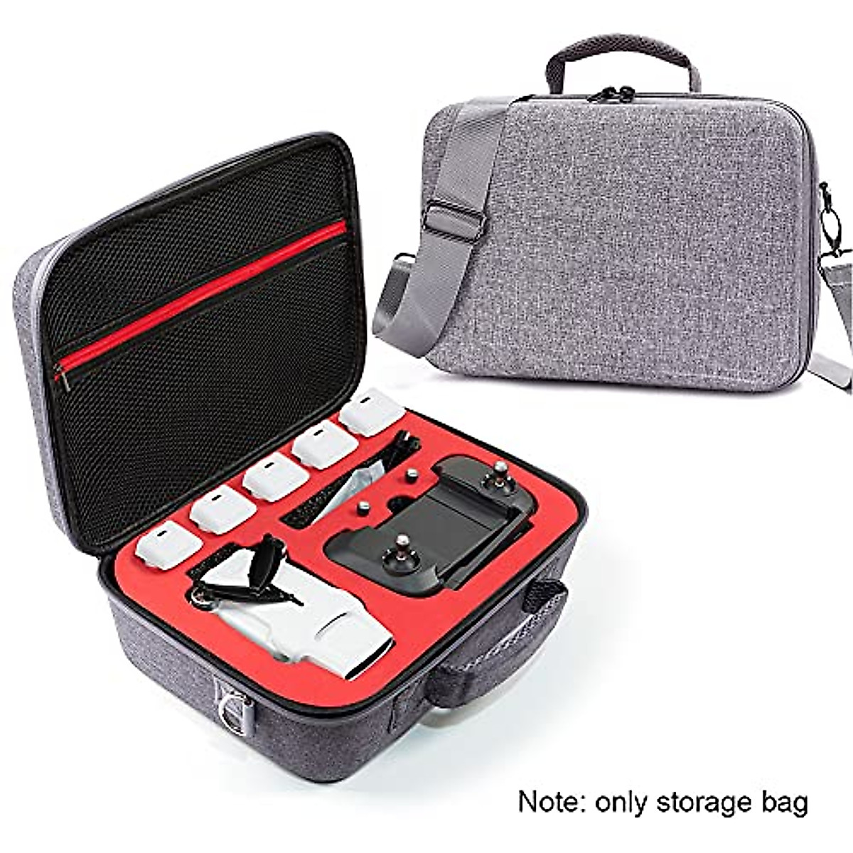 SYCOOVEN Portable Travel Carrying Case Storage Bag Drone Accessories Fit For FIMI X8 MINI(Grey B)
