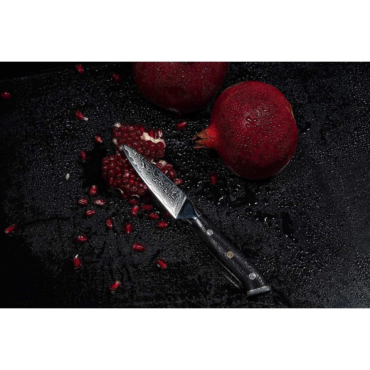 Oxford CHEF Paring Knife- 3.5 Inch - Damascus Japanese- VG10 Super Steel 67 Layer High Carbon Stainless Steel- Razor Sharp, Stain & Corrosion Resistant, Awesome Edge Retention