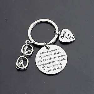 Lywjyb Birdgot Optometrist Gift Doctor Jewelry Gift for Optometrist Graduation Gift for Optometrist Optometrist Keychain Vision Gift for Optometry (Optometrist ke)