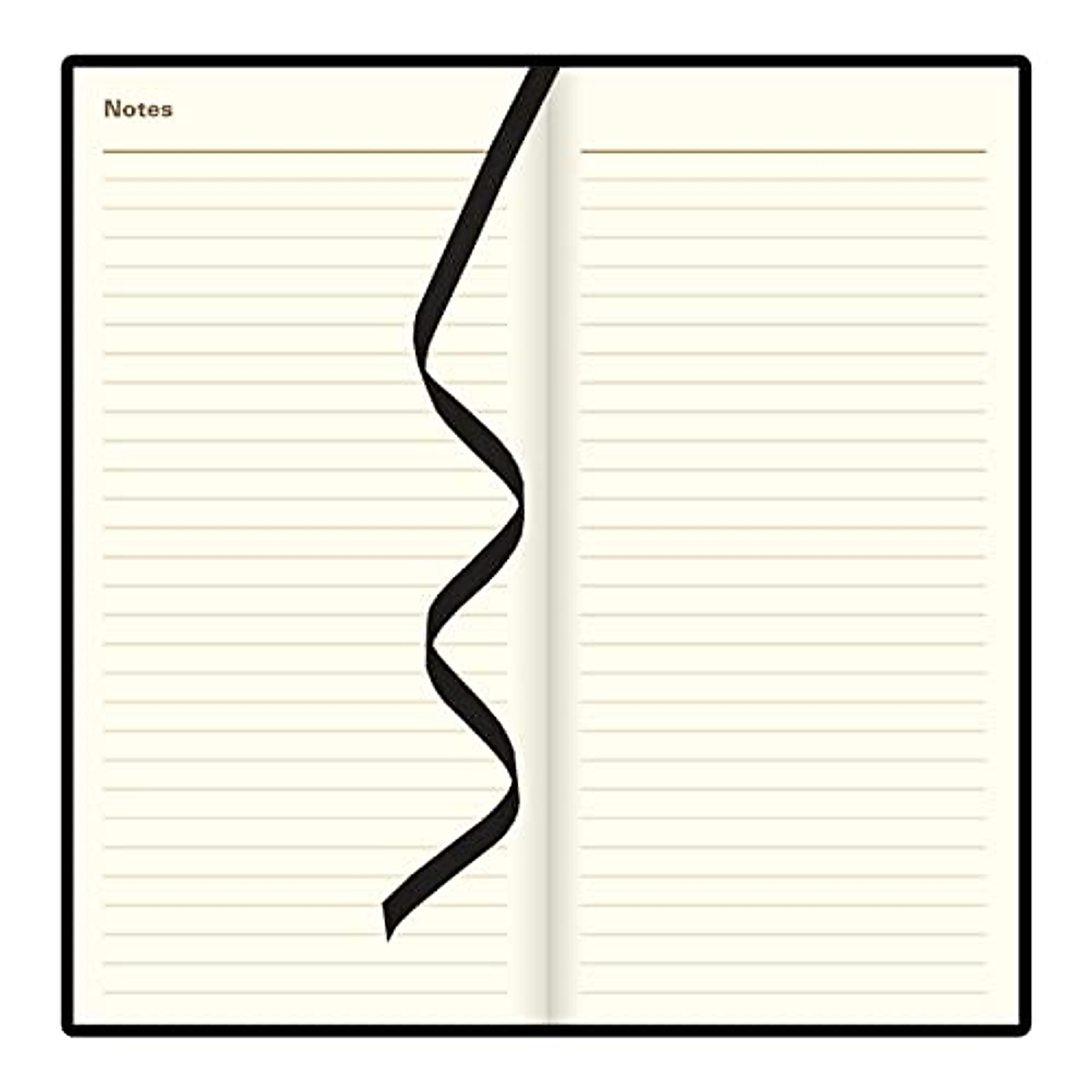 Letts of London Signature Weekly/Monthly Planner, 12 Months, January to December, 2024, Bonded Leather, Slim Size, 6.625" x 3.25", Black (C38SUBK-24)