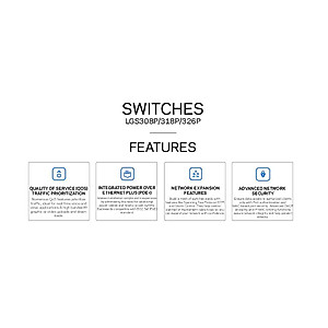 Linksys Business LGS308P 8-Port Gigabit Ethernet Smart Managed Switch PoE+ (72W)