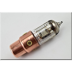 Handmade 64GB Green Porthole Pentode Electron Vacuum Tube USB Flash Drive. Steampunk/Industrial Style