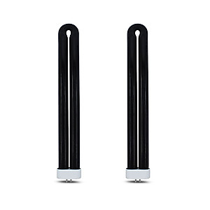 40 Watt UV Replacement Bulb For Black Flag Black Light BB-40BLK By Technical Precision - T6 Black Flag Bug Zapper Bulb Replacement with G10q-4 Square 4 Pin Base - 7500 Hours - 2 Pack