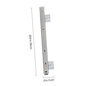 WOONEKY Keyboard Rails Keyboard Tray 1 Pair Full Slide Thickness White Construction Side Bearing Inches Mounting Furniture Stand Slide-Out Out Duty Steel Metal Mount Track Drawer