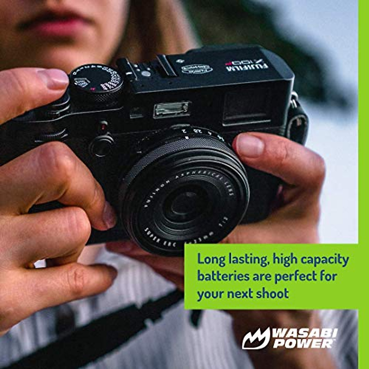 Wasabi Power Battery (3-Pack) and Charger for Fujifilm NP-W126 & HS50EXR, X-T100, X-T200, X100F, X100V, X-A10, X-E2S, X-E3, X-E4, X-Pro2, X-Pro3, X-T1, X-T2, X-T3, X-T10, X-T20, X-T30, X-T30 II