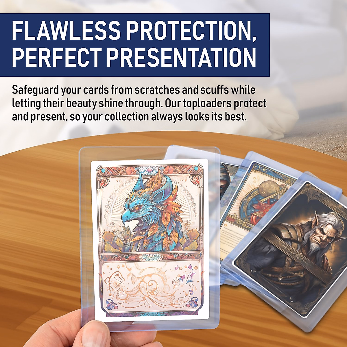 Premium Top Loaders for Cards | Hard Card Sleeves. Baseball Card Protectors. Trading Card Top Loader. Toploader Card Protectors. MTG + Pro Sports Cards Toploaders. Ultra Card Protectors Hard Plastic