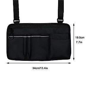 Walker Bag, Foldable Walker Storage Bag, Stronger Than Other Walker Basket, Basket for Walker with Multiple Pockets & Never Tipping Over, Big Capacity & Never Tipping Over, Best Gift for Family