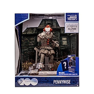 McFarlane Toys - WB 100: Pennywise (It Chapter Two) Movie Maniacs 6in Posed Figure