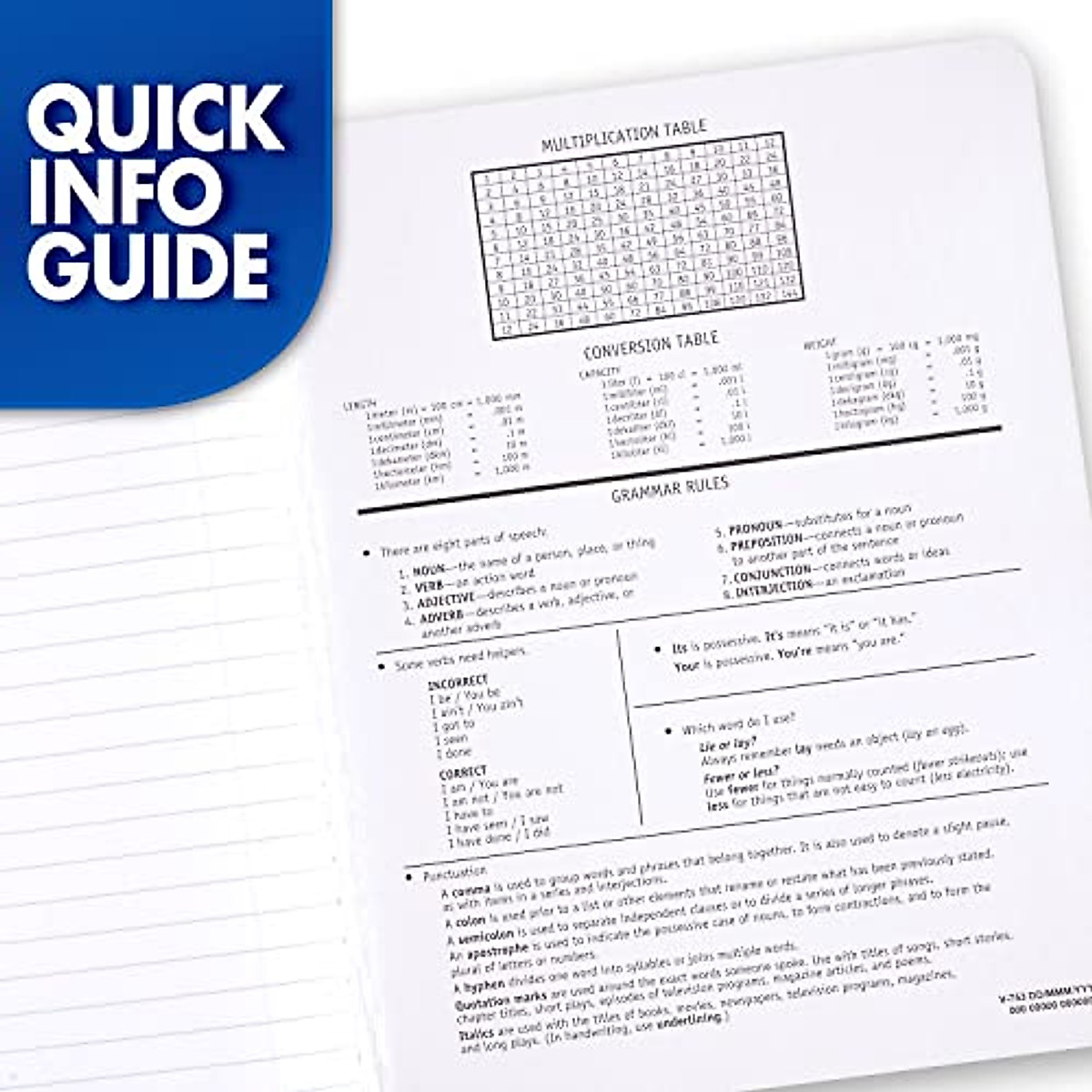 Mead Composition Notebook, 12 Pack, College Ruled Paper, 9-3/4" x 7-1/2", 100 Sheets per Notebook, Black Marble (72938)