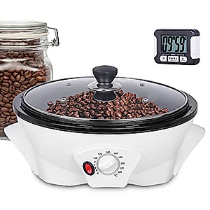 Household Coffee Roasters Machine Electric Coffee Beans Roaster for Cafe Shop Home Use 500g/1.1lb (Upgrade 110V-120V)