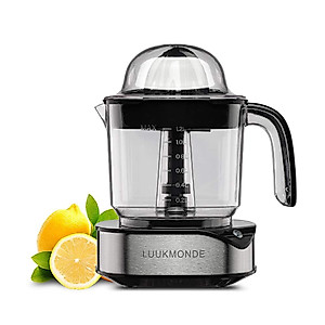 Electric Citrus Juicer 1.2L Large Volume, Orange Juicer with Powerful Motor and LED Working Lamp, Electric Lemon Squeezer for Orange Lemon Lime Grapefruit by LUUKMONDE