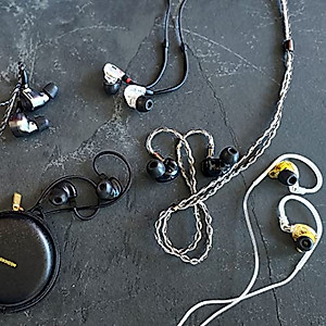 Comply Foam SmartCore Series Round 2.0 Ear Tips for Wired Devices and IEMs | Ultimate Comfort | Unshakeable Fit | TechDefender| Large, 3 Pairs