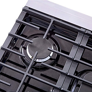 THOR Kitchen Freestanding Professional 30-Inch Gas Range in Stainless Steel - Model LRG3001U