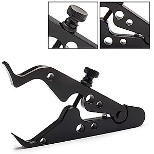 Motorcycle Cruise Control, Motorcycle Throttle Lock, Universal Throttle Assist Wrist/Hand Grip Lock Clamp with Silicone Ring Protect Throttle Control System for Most Any Bike Durabl (1, Black)