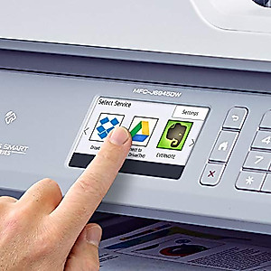 Brother Inkjet Printer, MFCJ6945DW, INKvestmenttank Color Inkjet All-in-One Printer with Wireless, Duplex Printing and Up to 1-Year of Ink in-Box, Amazon Dash Replenishment Ready