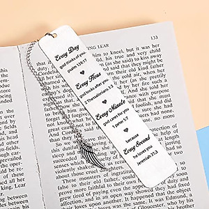Inspirational Christian Gifts for Women Religious Bible Verse Bookmark First Communion Christening Gift for Boys Girls Daughter Best Friends Christmas Birthday Easter Thanksgiving Day Gifts for Her