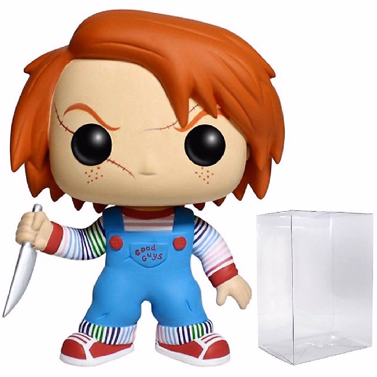 POP Child's Play 2 - Chucky Funko Pop! Vinyl Figure (Bundled with Compatible Pop Box Protector Case), Multicolor, 3.75 inches