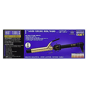 Hot Tools l # 1181 Spring Grip 1" Professional Curling Iron