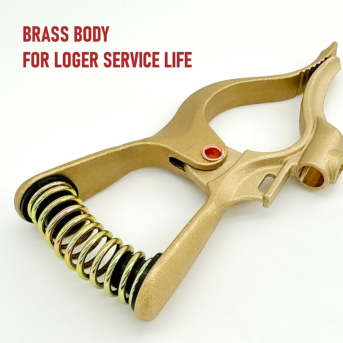 RX WELD T-style Welding Ground Clamp 300-Amp, Brass