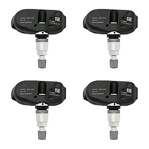 Tire Pressure Sensor 315MHz TPMS 4PCS Compatible with 04-06 Acura MDX 05-08 Acura RL Pilot & More Replaces# 06421-S3V-A04