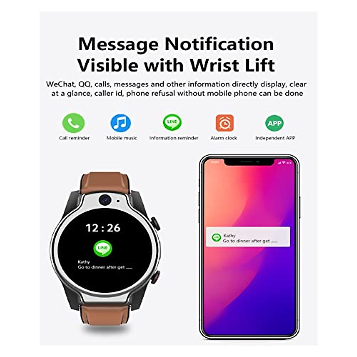 Smartwatches S10 4G LTE Smart Watch Phone GPS 32GB Face ID Dual Camera 13MP WiFi SIM Smartwatch Men IP68 Waterproof Clock (Color : C, Size : S10 PRO 64G(5ATM))