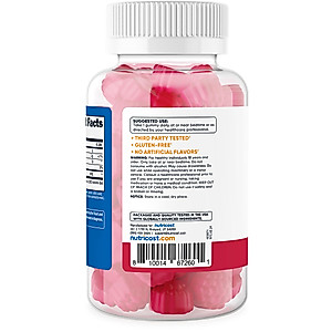 Nutricost Melatonin 5mg, 180 Gummies, Strawberry Flavored - Gluten Free, Non-GMO, No Corn Syrup